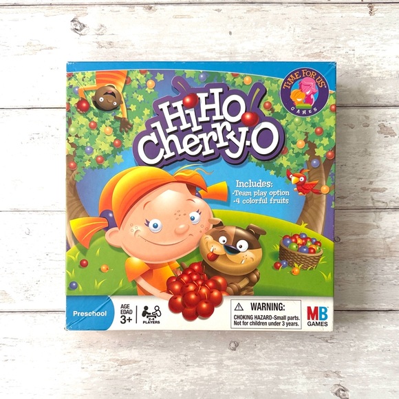 Milton Bradley | Toys | Hi Ho Cherry O Childrens Kids Preschool Games ...